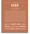 Avah | Name Art Print – Name Stories