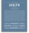 Avalyn | Name Art Print – Name Stories