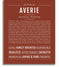 Averie | Name Art Print – Name Stories