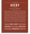 Avery (female) | Name Art Print – Name Stories