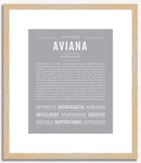 Aviana | Name Art Print – Name Stories