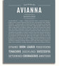 Avianna | Name Art Print – Name Stories