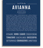 Avianna | Name Art Print – Name Stories