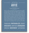 Avie | Name Art Print – Name Stories
