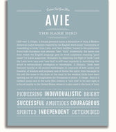 Avie | Name Art Print – Name Stories