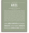 Axel | Name Art Print – Name Stories