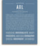 Axl | Name Art Print – Name Stories