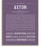 Axton | Name Art Print – Name Stories
