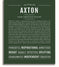 Axton | Name Art Print – Name Stories
