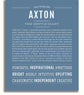 Axton | Name Art Print – Name Stories