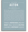 Axton | Name Art Print – Name Stories