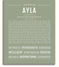 Ayla | Name Art Print - Personalized Custom Gifts – Name Stories