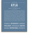 Ayla | Name Art Print – Name Stories