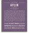 Aylin | Name Art Print – Name Stories