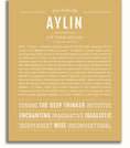 Aylin | Name Art Print – Name Stories