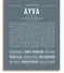 Ayva Personalized Name Meaning Art Prints – Name Stories