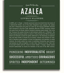 Azalea | Name Art Print – Name Stories
