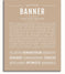 Banner | Name Art Print – Name Stories