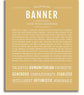 Banner | Name Art Print – Name Stories