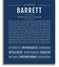 Barrett | Name Art Print – Name Stories