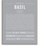 Basil | Name Art Print – Name Stories