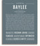 Baylee | Name Art Print – Name Stories