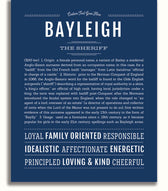 Bayleigh | Name Art Print – Name Stories
