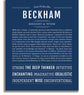 Beckham | Name Art Print – Name Stories