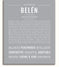 Belen | Name Art Print – Name Stories