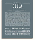 Bella | Name Art Print – Name Stories