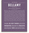 Bellamy (female) | Name Art Print – Name Stories