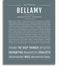 Bellamy (female) | Name Art Print – Name Stories