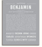 Benjamin | Name Art Print – Name Stories