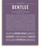 Bentlee | Name Art Print – Name Stories