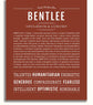 Bentlee | Name Art Print – Name Stories
