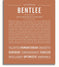 Bentlee | Name Art Print – Name Stories