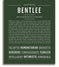 Bentlee | Name Art Print – Name Stories