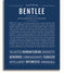 Bentlee | Name Art Print – Name Stories