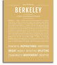 Berkeley | Name Art Print – Name Stories