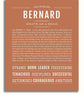 Bernard | Name Art Print – Name Stories