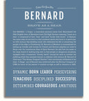 Bernard | Name Art Print – Name Stories