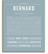 Bernard | Name Art Print – Name Stories