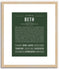 Beth | Name Art Print – Name Stories