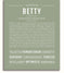 Betty Personalized Name Meaning Art Prints – Name Stories