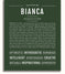 Bianca | Name Art Print – Name Stories