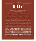 Billy | Name Art Print – Name Stories