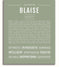 Blaise | Name Art Print – Name Stories