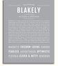 Blakely | Name Art Print – Name Stories