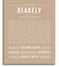 Blakely | Name Art Print – Name Stories