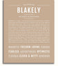 Blakely | Name Art Print – Name Stories